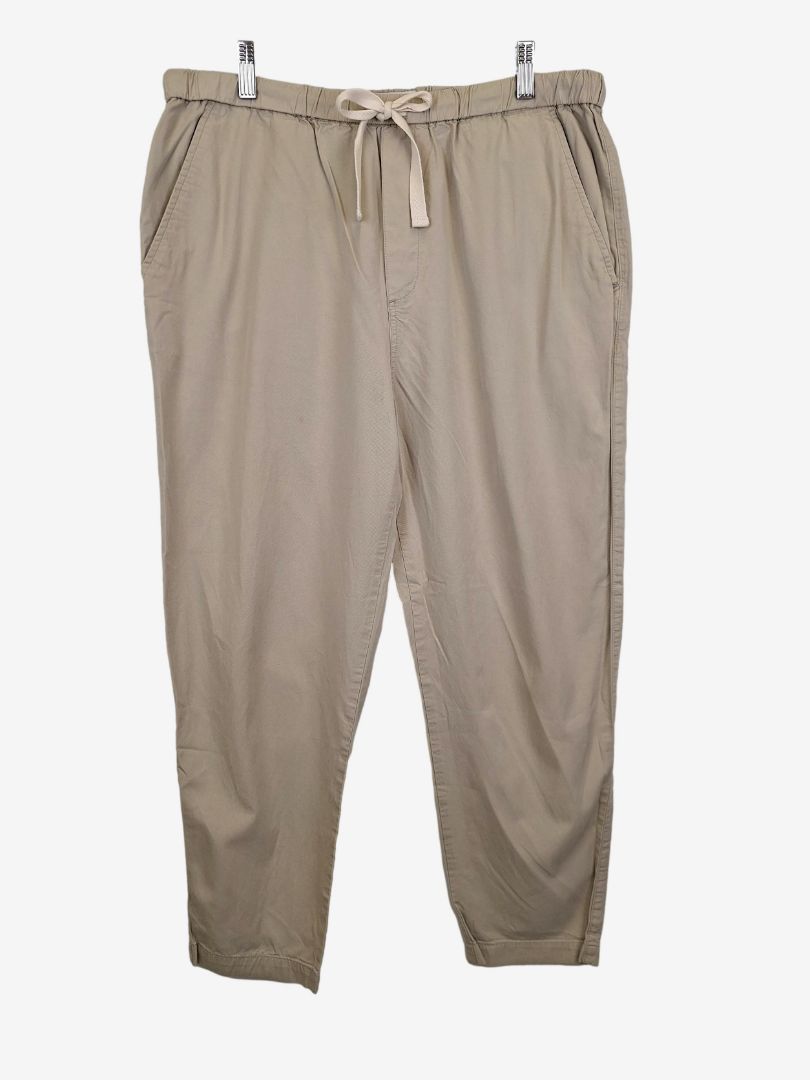 Second-Hand Country Road Casual Breezy Beige Drawstring Pants Size 12 ...